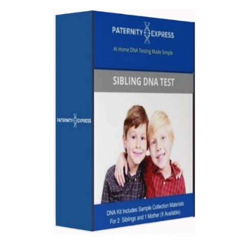 Home Sibling Dna Test Kit W Mother Easy Home Dna Testing By