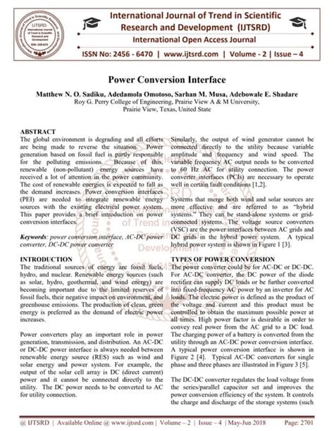 Power Electronic Interface Pdf