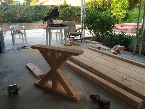 Chunky X Base Table Ana White