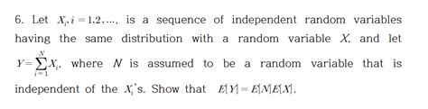 solved 6 let x i 1 2 is a sequence of independent