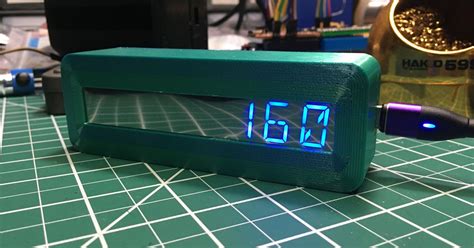 Adafruit Alphanumeric Backpack Enclosure By Treasuredev Download Free Stl Model