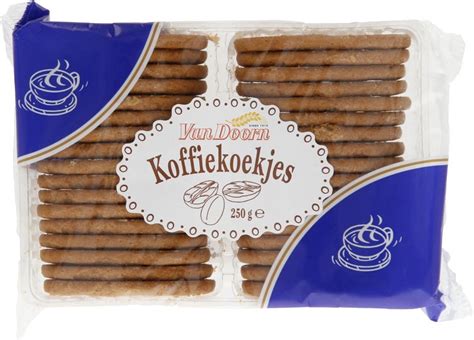 Van Doorn Koffiekoekjes 10 Pakken Van 250 Gram Grootverpakking