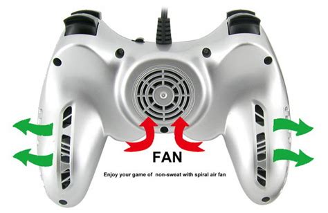 Wired Controller With Fan For Ps3 Pc China Ps3 Pc Wired Controller