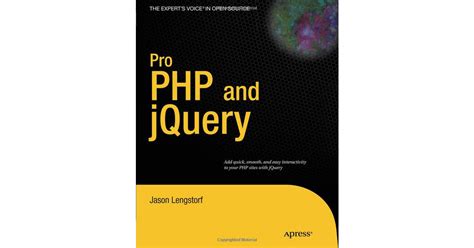 Pro Php And Jquery Book