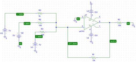 Op Amp Adder Circuit Diagram