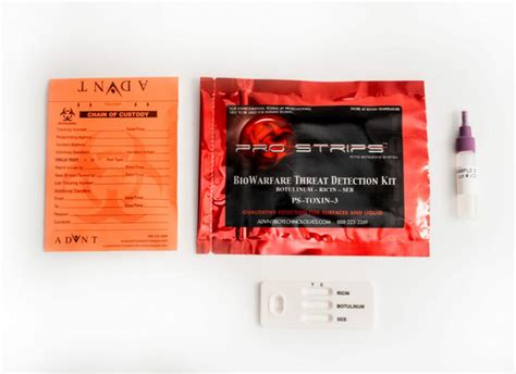Badd Botulinum Toxin Biowarfare Detection Test Kit 10 Kitsbx Advnt