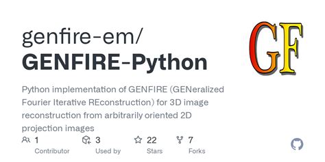 GitHub Genfire Em GENFIRE Python Python Implementation Of GENFIRE GENeralized Fourier