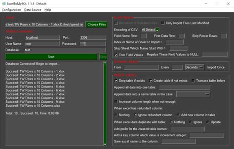 Github Ryjfgjl Exceltomysql Batch Import Excel Files Into Mysql Database Automatically