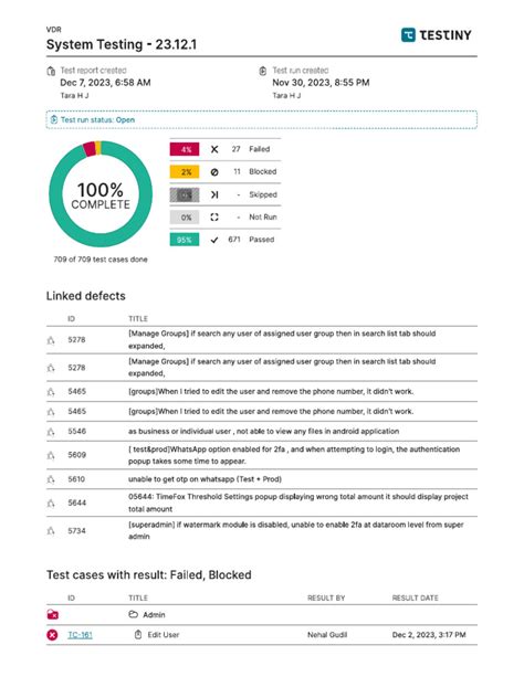 System Test Report 23 12 1 Pdf