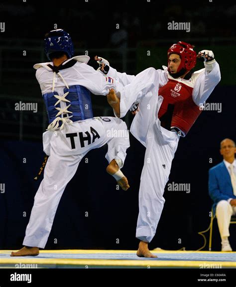 Ryan Carneli And Chutchawal Khaw Australia V Thailand Olympic Stadium