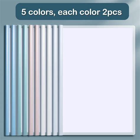 🇲🇾 Ready Stock Slide Binder File A4 Pvc Slide Binding Report Cover File Folder Document File