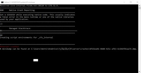 Fxserver Crashed Server Discussion Cfxre Community
