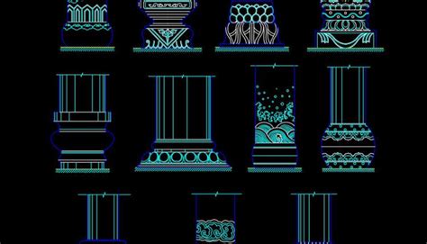 22 autocad column details blocks free download free cad blocks