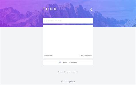 Frontend Mentor Todo App Using Nextjs Typescript And Tailwindcss