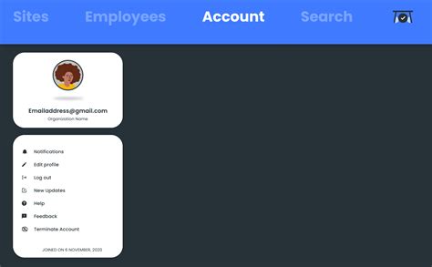 organization account and search screen · issue 122 · kanwalnainsingh