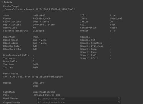 Incorrect ZDepth In Custom Render Pass Unity Engine Unity Discussions