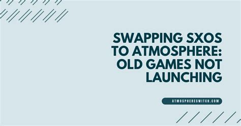 Guides Atmosphere Switch