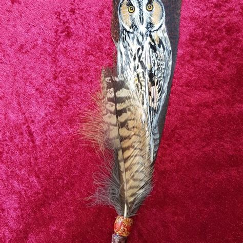 Owl Feather Craft Etsy