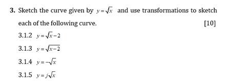 Solved 3 Sketch The Curve Given By Yva And Use