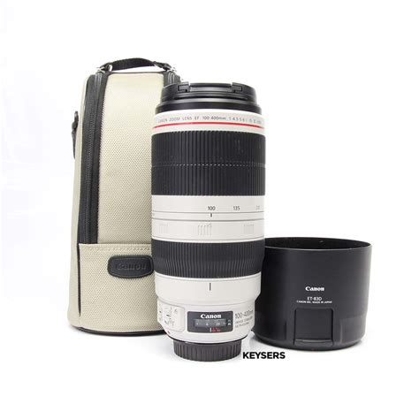USED Canon EF 100 400mm F4 5 5 6 L IS II USM Lens Keysers