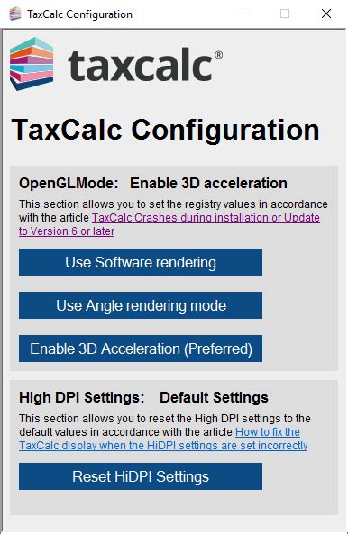 Taxcalc Crashes During Installation Or Update To Version 6 Or Later