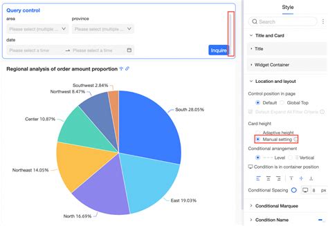 Configure The Query Control Style Quick Bi Alibaba Cloud Documentation Center