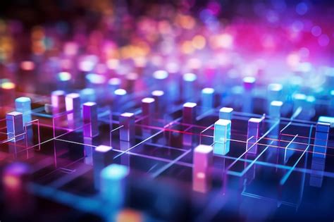 Premium Ai Image Abstract Technology Background 3d Rendering Toned Image Double Exposure