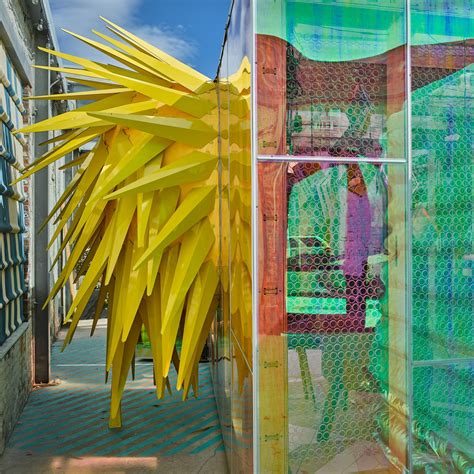 3d Printed Tiles Filled With Succulents Form Cabin By Emerging Objects
