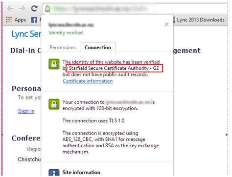 Starfield Secure Certificate Authority G2 Not Trusted By Office 365 Obsessed Efficiency