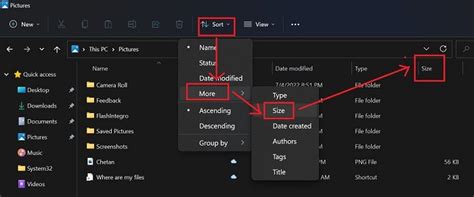 How To Sort Folders By Size Or Month In Windows 1110