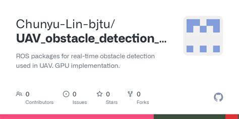 GitHub Chunyu Lin Bjtu UAV Obstacle Detection Phase ROS Packages For Real Time Obstacle