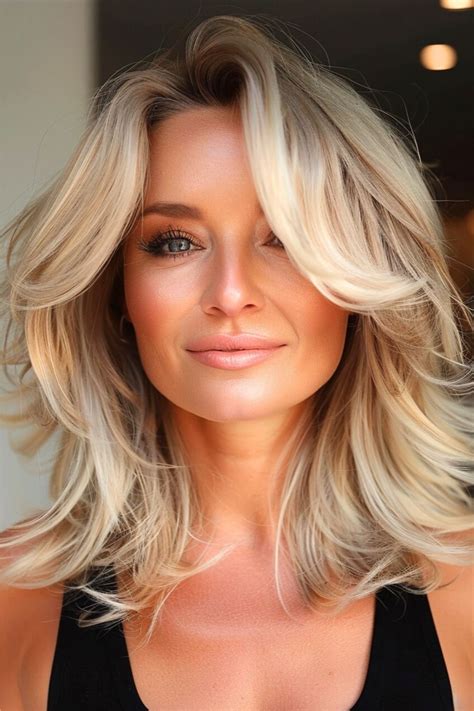 33 Chic Medium Length Hairstyles For Women Over 40 Medium Length Hair