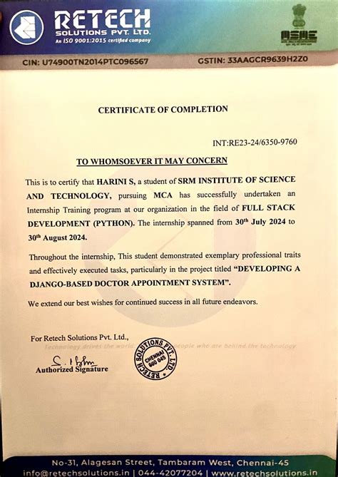 Harini Suresh On Linkedin Hello Connections Iam Happy To Share That Ive Successfully Completed…