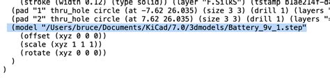 Help With Python Scripting Specifically Footprintadd3dmodelmodel