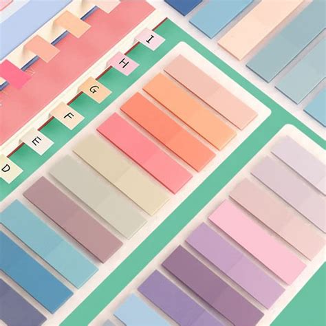 Badu Bg 200 листа опаковка Sticky Notes Цветни самозалепващи се бележки Memo Pad Отметки Лепящи