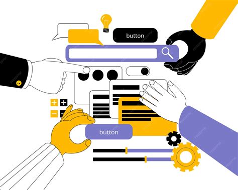 Premium Vector Uxdesignhands