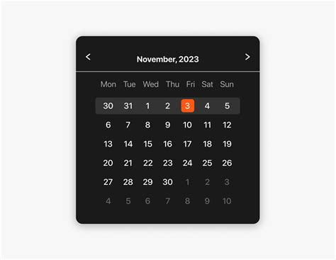 Calender Ui Design By Khawla Fazzani On Dribbble