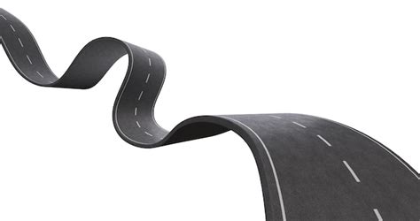 Premium Photo Asphalt Road Curve Highway 3d Illustration