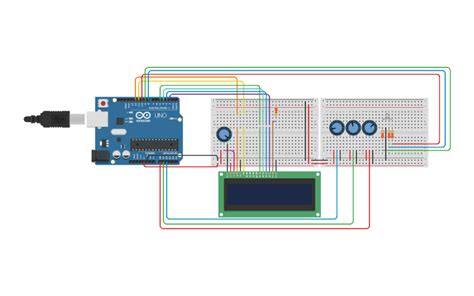 Circuit Design Arduino2 3 Pot Rgb Led Tinkercad