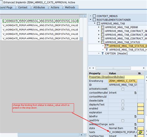 SAP Sample Programs Drop Down In Table Web Dynpro
