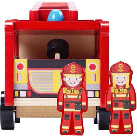 Wooden Fire Engine Montessori Toy