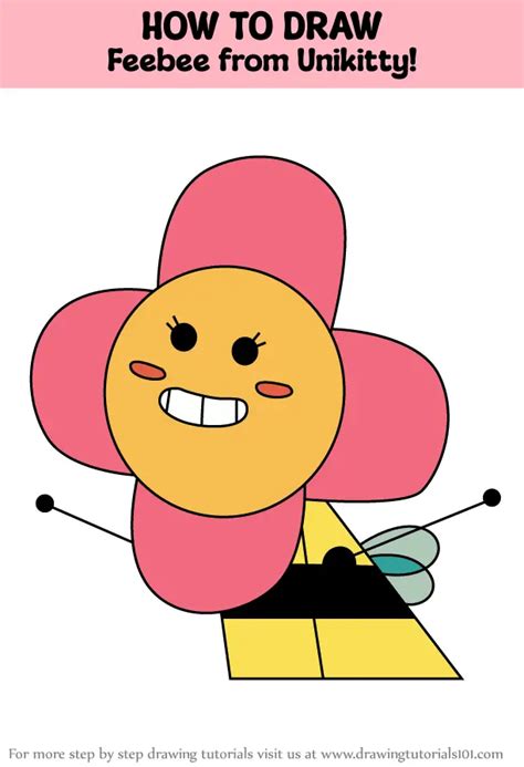 How To Draw Feebee From Unikitty Unikitty Step By Step