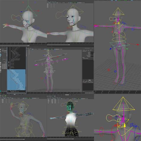 Animatedcreativeandreamcswan Facial Rigging In Maya