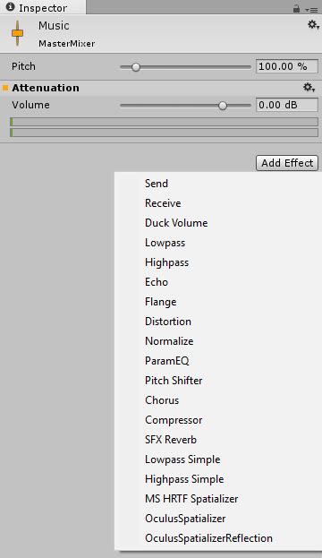Audio Tutorial For Unity The Audio Mixer The New