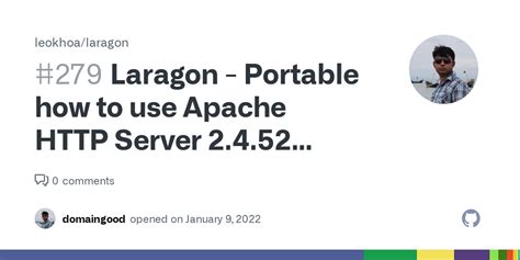 Laragon Portable How To Use Apache Server Httpd Php Mysql Issue