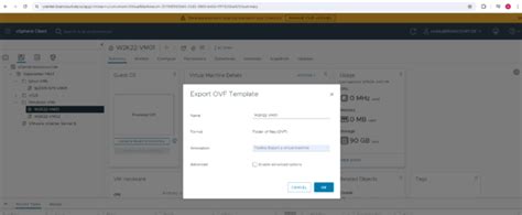 Exportimport Virtual Machines In Vmware Vsphere