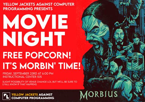 Were Gonna Morb Join Us On Friday To Watch Morbius11 Rgatech