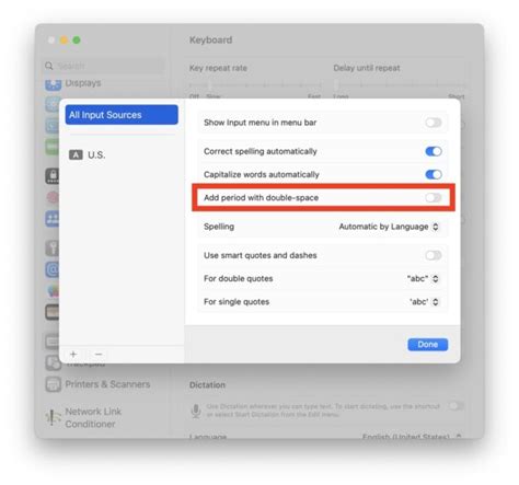 How To Disable Period Typing After Double Space On Macos Ventura