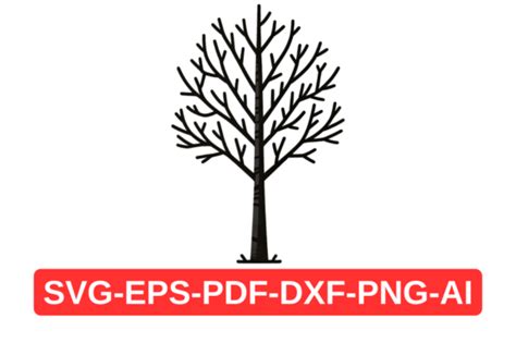Leafless Tree Art SVG Vector Clipart Graphic By Artful Assetsy Creative Fabrica