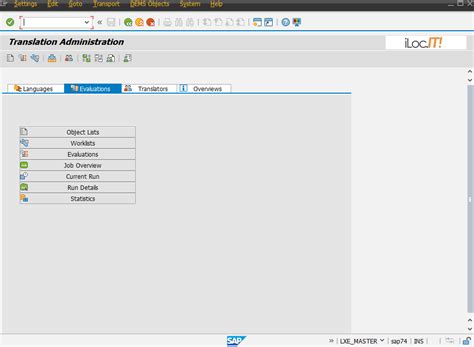 SAP LXE MASTER SE63 Translation Blog